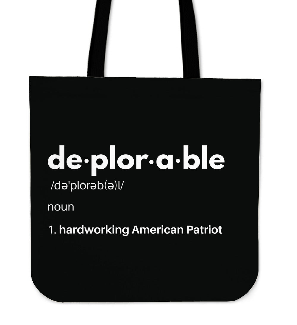 Deplorable Definition: Hardworking American Patriot - Tote Bag – PRW