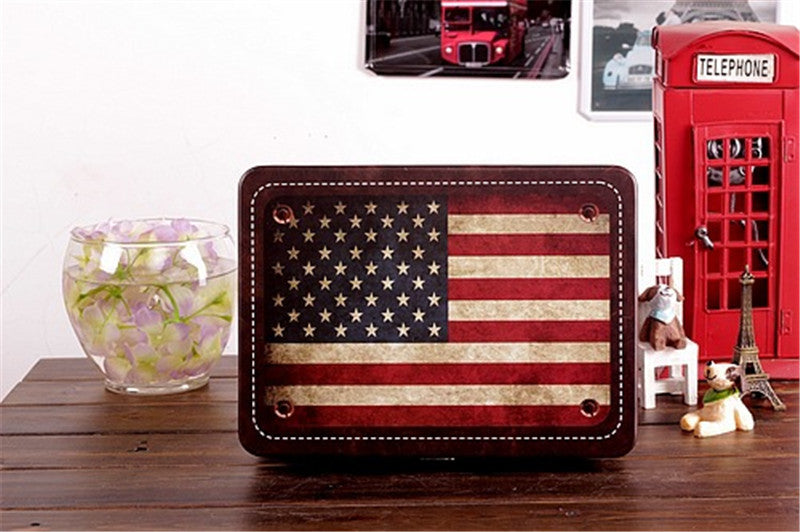 Vintage Metal USA FLAG Lock Box – PRW